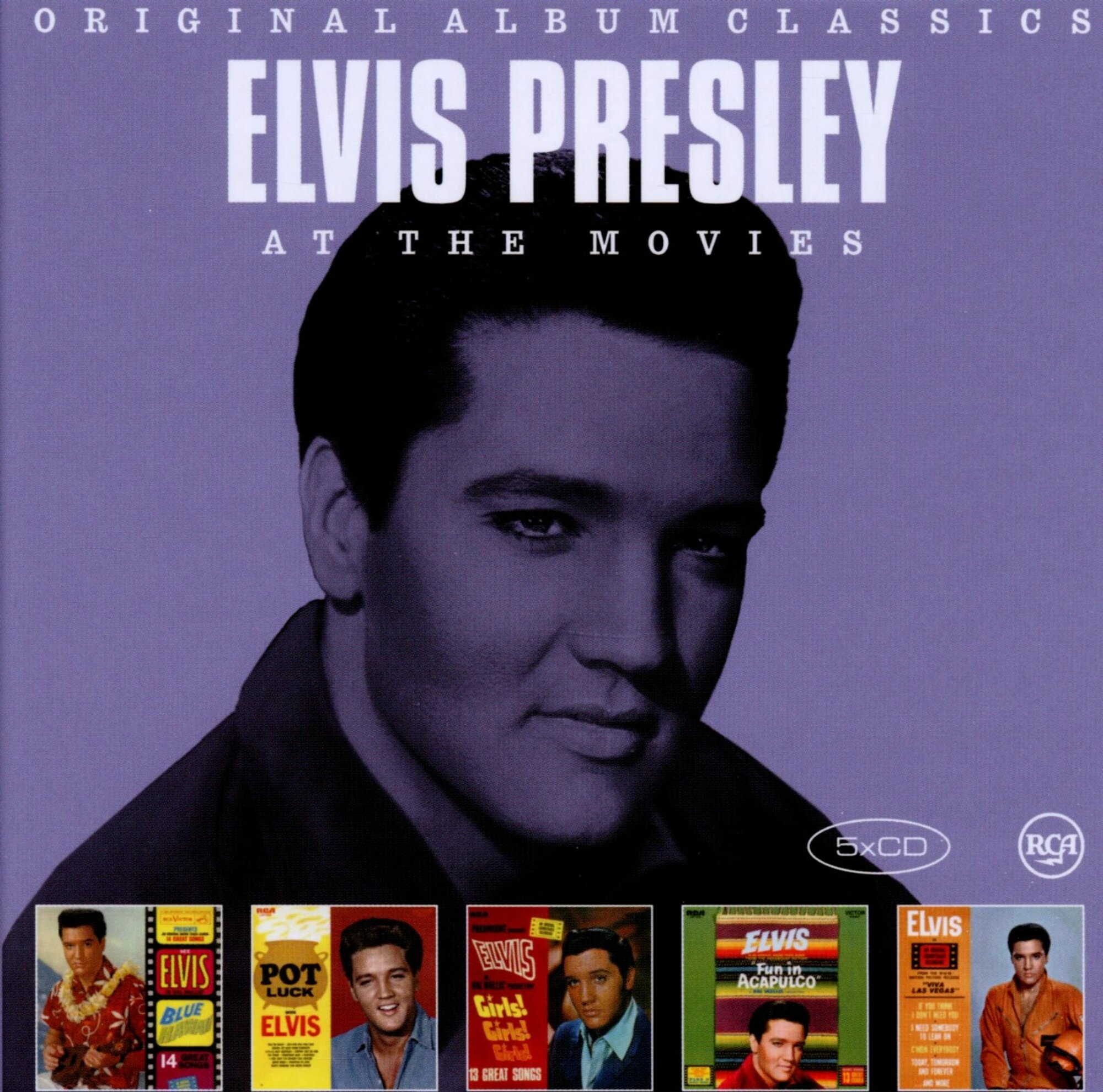Elvis Presley: Original Album Classics (5CD), 2011, RCA, Диск Музыкальный