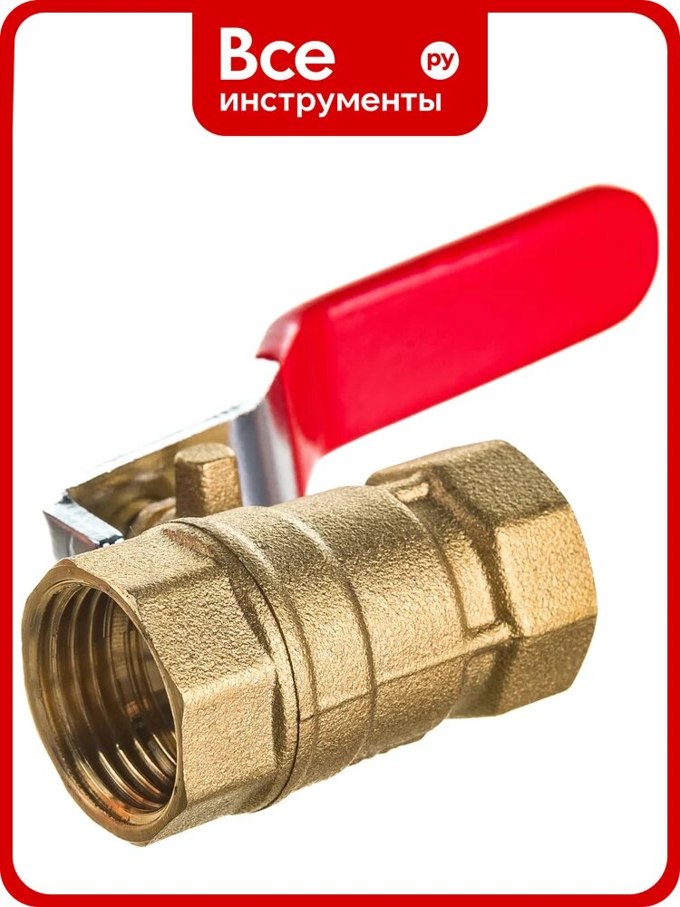 Шаровой кран ProfECO 1/2 ВР-ВР, муфтовый, ручка, Ду15, Ру20 11Б27п1 PE-12FFL