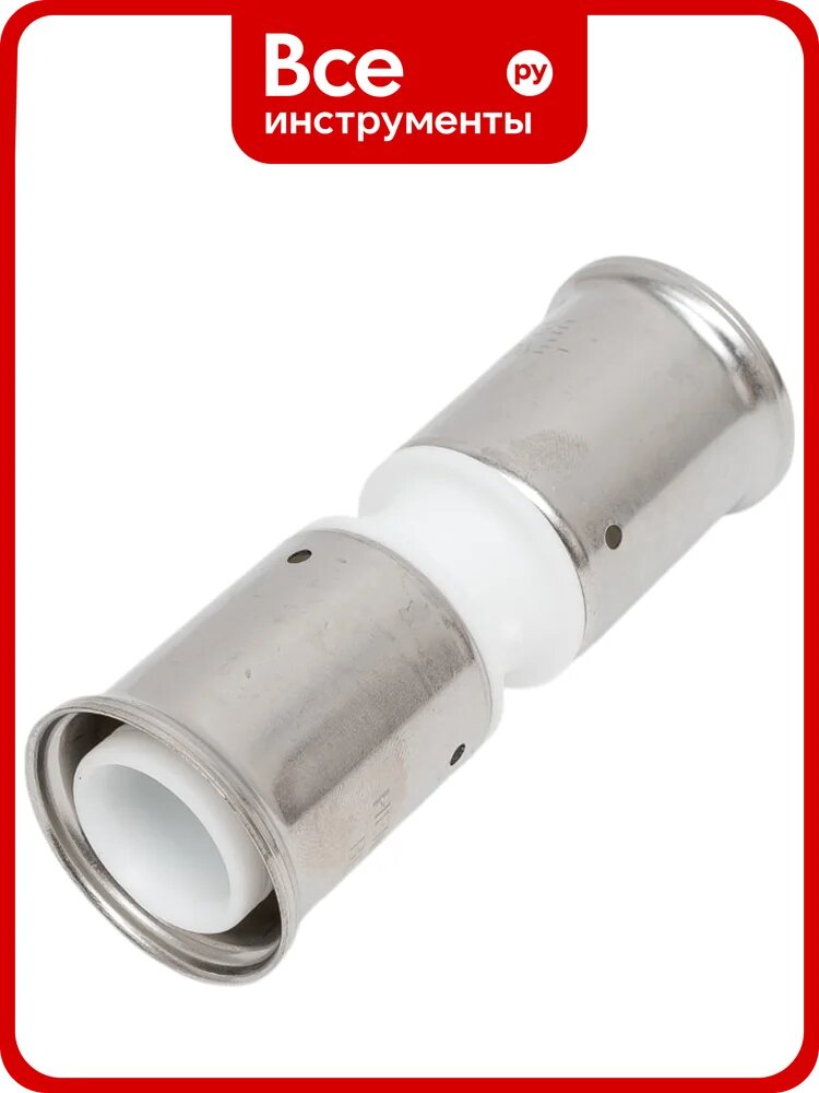 Муфта HENCO ПВДФ пресс, белая, 32x32 15PKW-3232 из PVDF, без резьбы – надежное соединение для химических систем