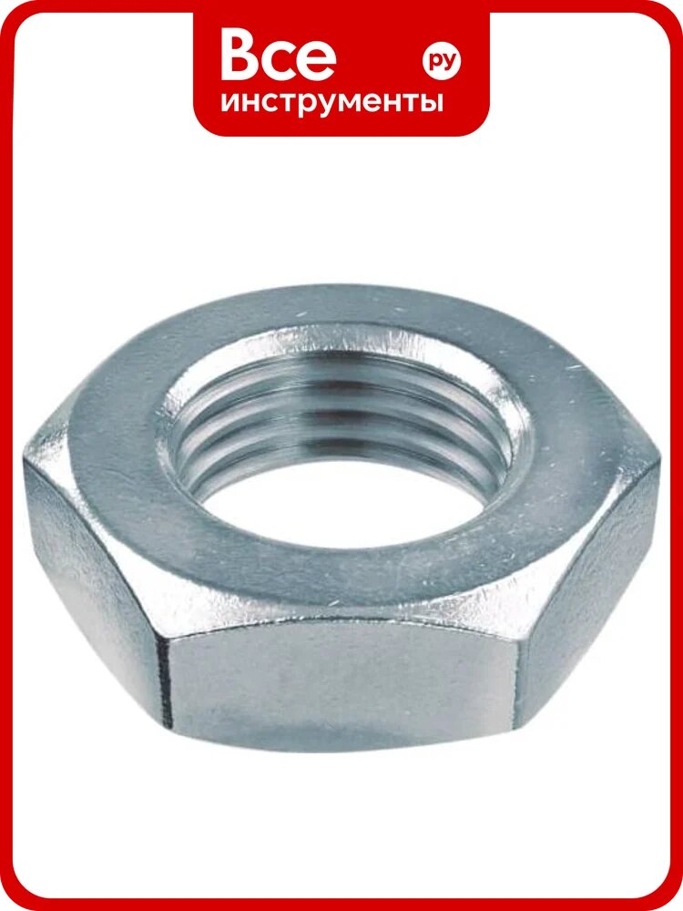 Гайка ООО ПКФ Сварком М22x1,5 оц. DIN439 (ГОСТ 5929) низкая 10 шт k00013985