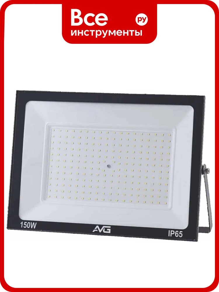 Прожектор светодиодный AVG серия 6 SDO-6 150Вт, 200-240В, 6500К, 225x30x165мм, IP65, черный серия