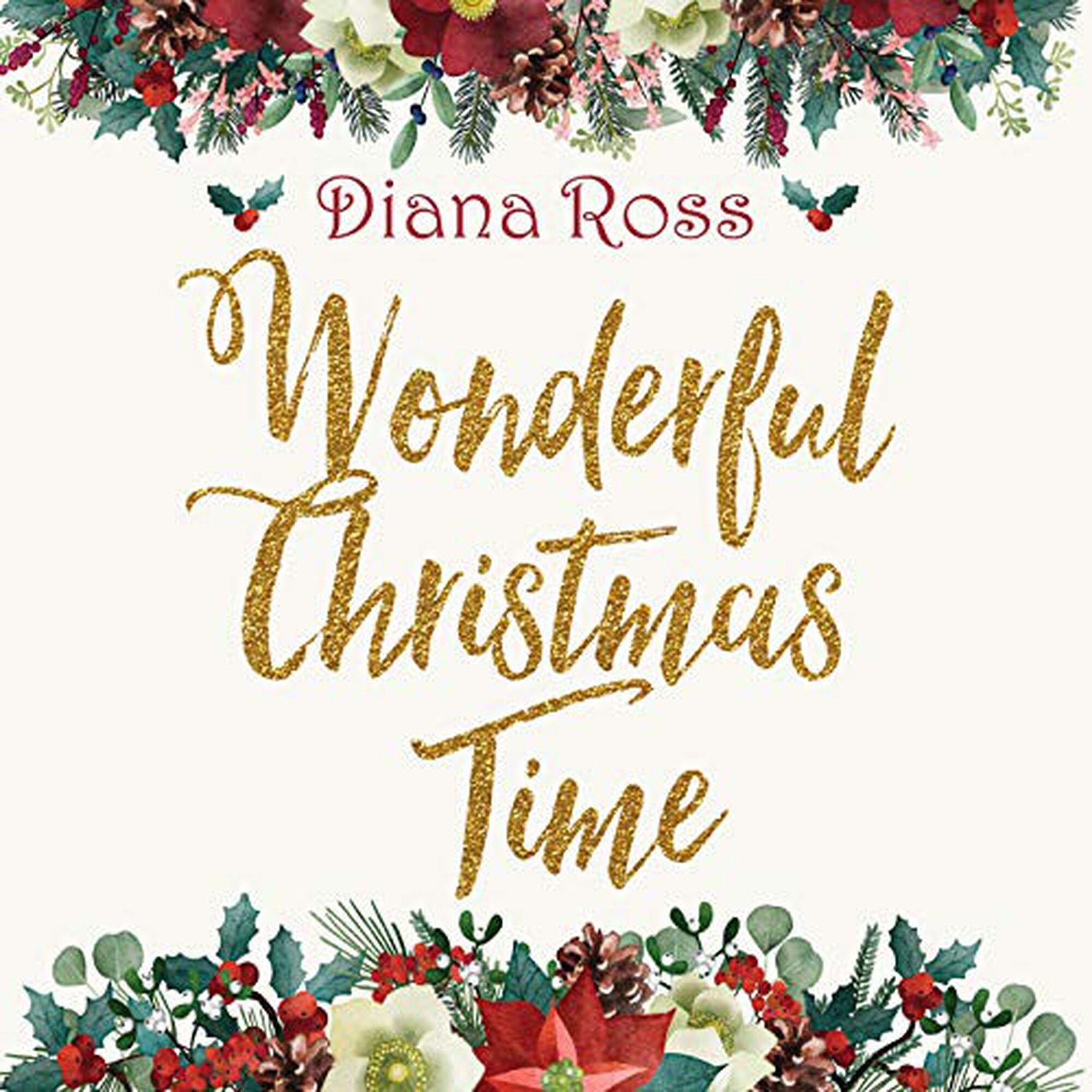 Новогодний Сборник DIANA ROSS - Wonderful Christmas Time, (2LP, Compilation, 180 Gram Black Vinyl) Виниловая Пластинка