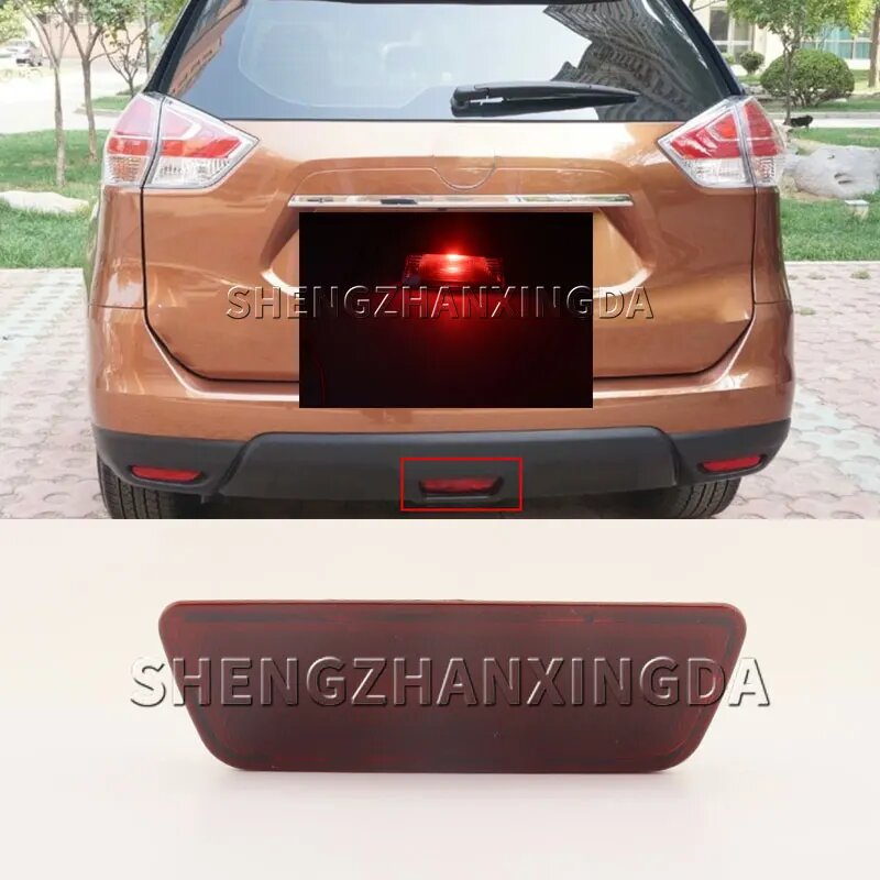 Подходит для Nissan X-Trail T32 Rogue 2014-2020, центральный отражатель заднего X-Trail 16-22