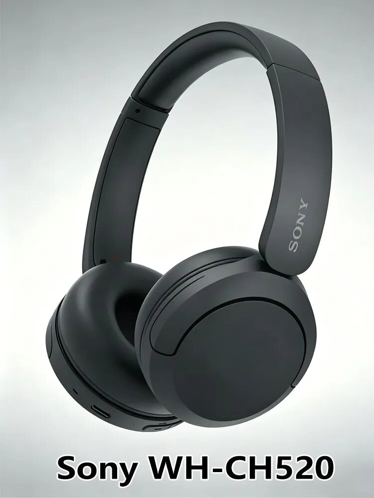 Sony Наушники беспроводные Sony WH-CH520, Bluetooth, черный