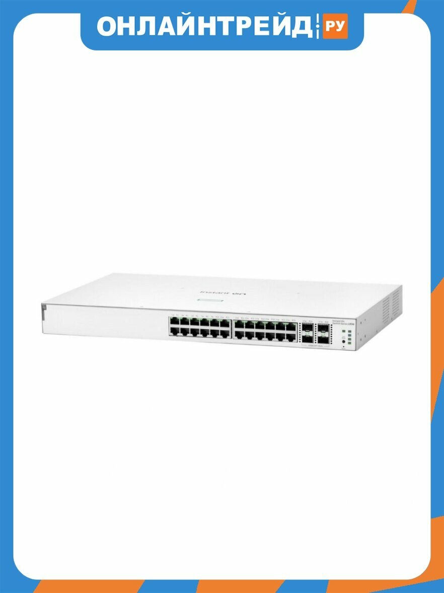 Коммутатор Hpe Instant On 1930 24G PoE Switch Class4 PoE 4SFP/SFP+ 195W Switch (JL683B)