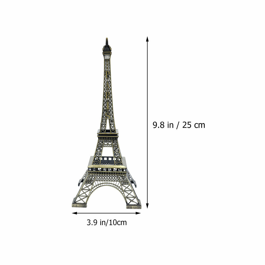 Эiffel Tower Сувенирная Статуэтка Металлическая Игрушка Для Дома Офиса Размер 25X12X12Cm