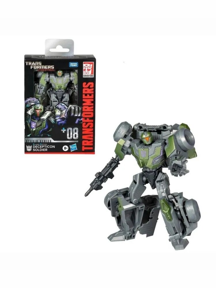 Хасбро Трансформеры Игрушка Transformers: War for Cybertron 08 Decepticon Soldier 11.5cm