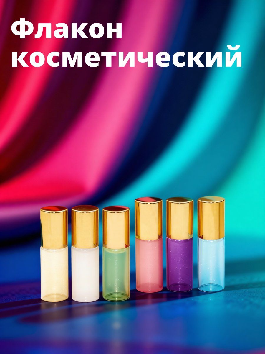 6 Штук 3мл Стеклянная Бутылка Для Эфирных Масел Переносная Упаковка 4 4x1 6cm
