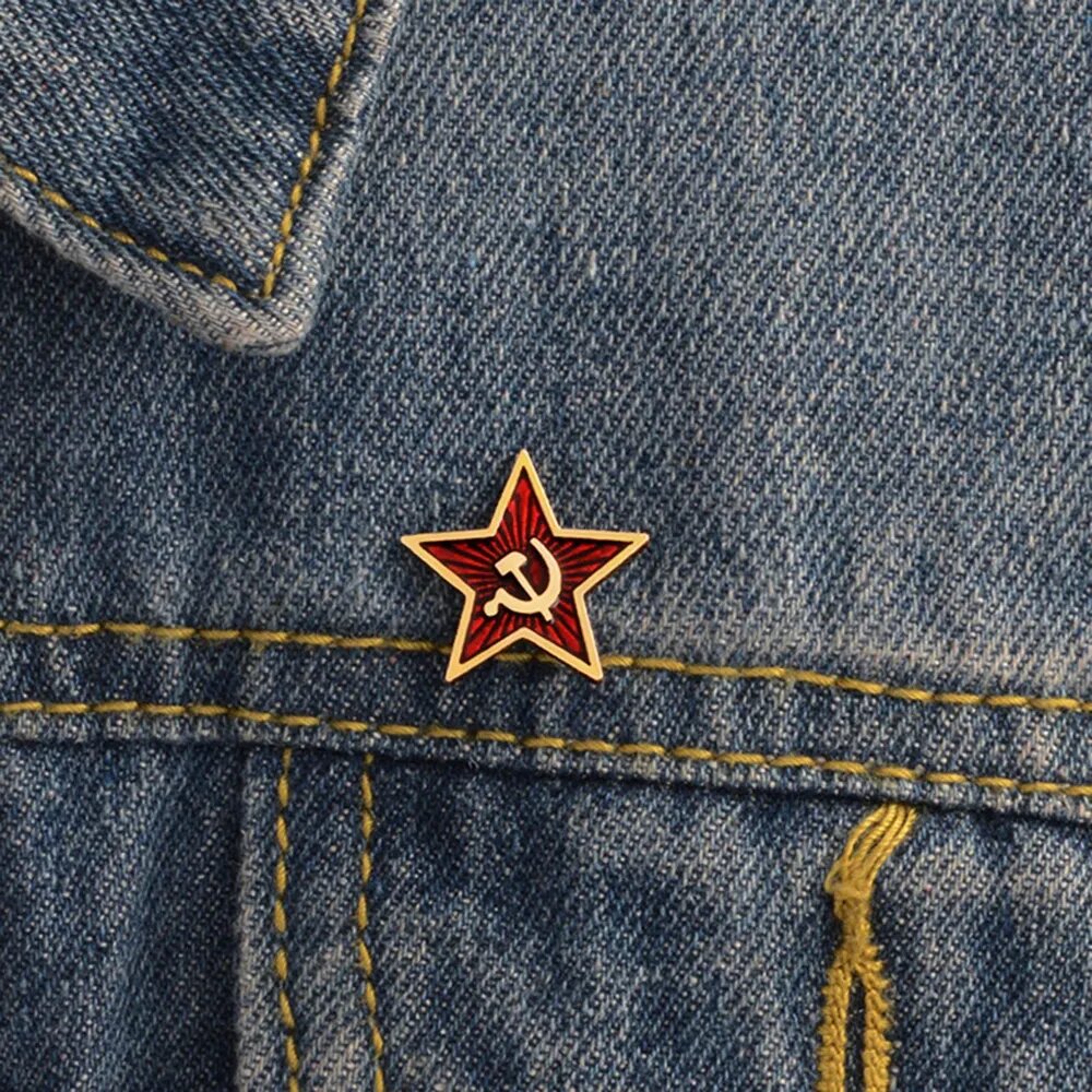 Значок Серп и молот — фото 1