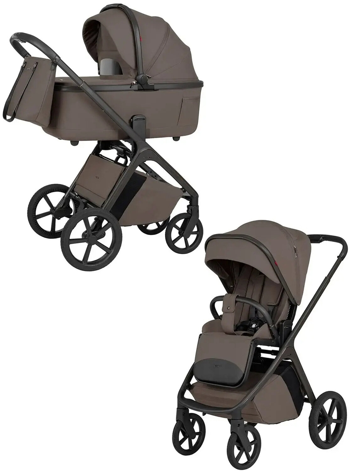 Коляска 2 в 1 CARRELLO Vector F CRL-6700, коричневый (koa brown)