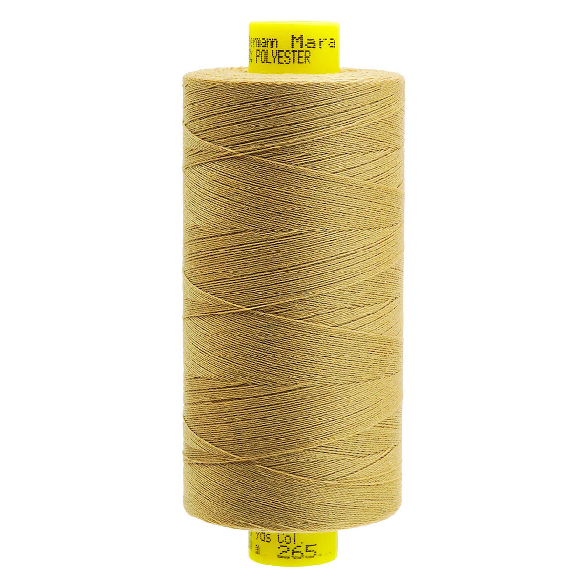 Нитки Mara 120/1000 м универсальные, 100% полиэстер Gutermann 700207 (265 карамельно-бежевый), 10 шт