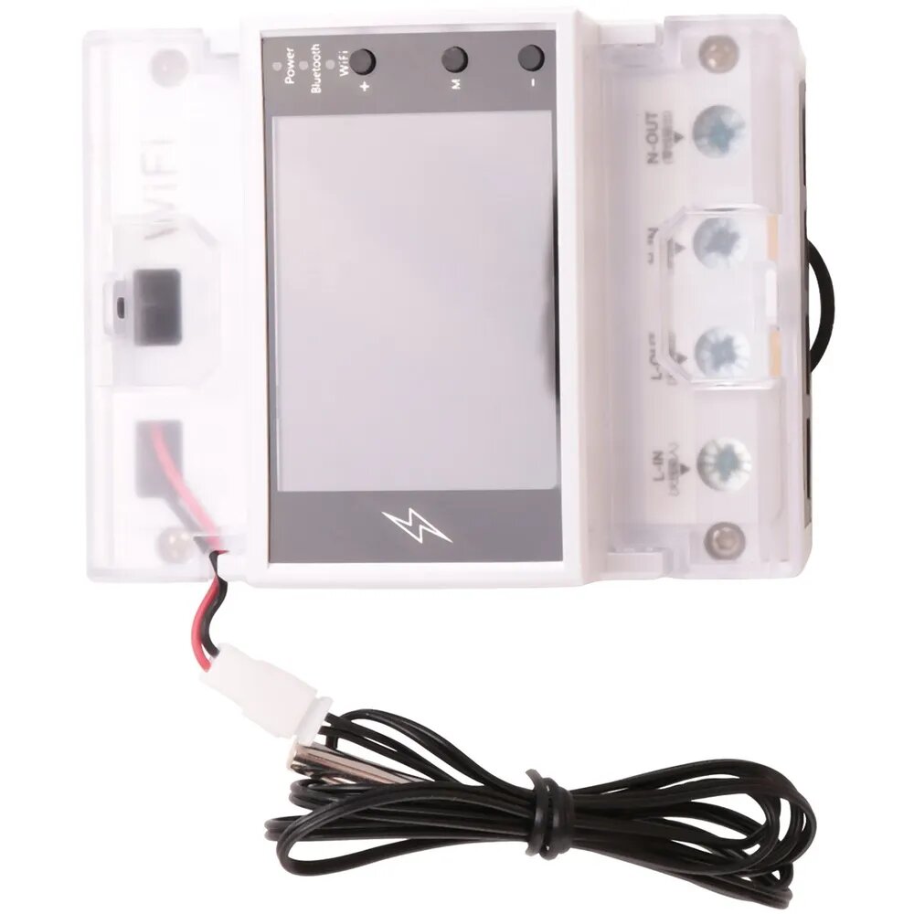 AT4PTW WIFI Tuya Din Rail Цифровой термостат Инкубатор Регулятор температуры с таймером AC220V 100A совместим обогрева