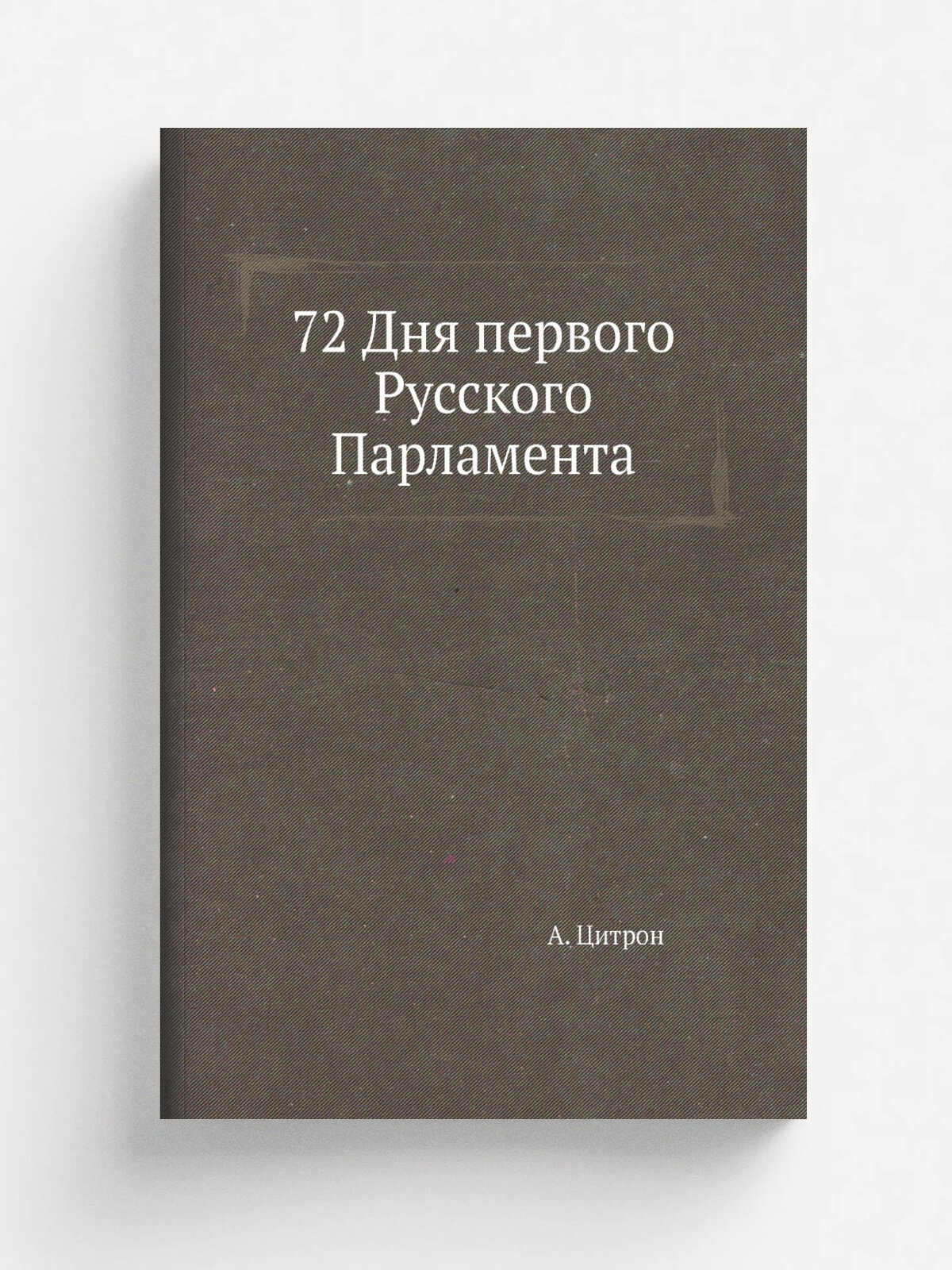 72 Дня первого Русского Парламента
