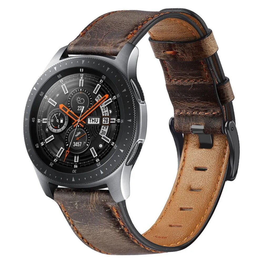 Винтажный кожаный ремешок диаметром 22 мм подходит для смарт-часов Huawei Watch 4 3 GT3 Pro 46 мм, для браслета Huawei Ultimate /Buds /4 PRO