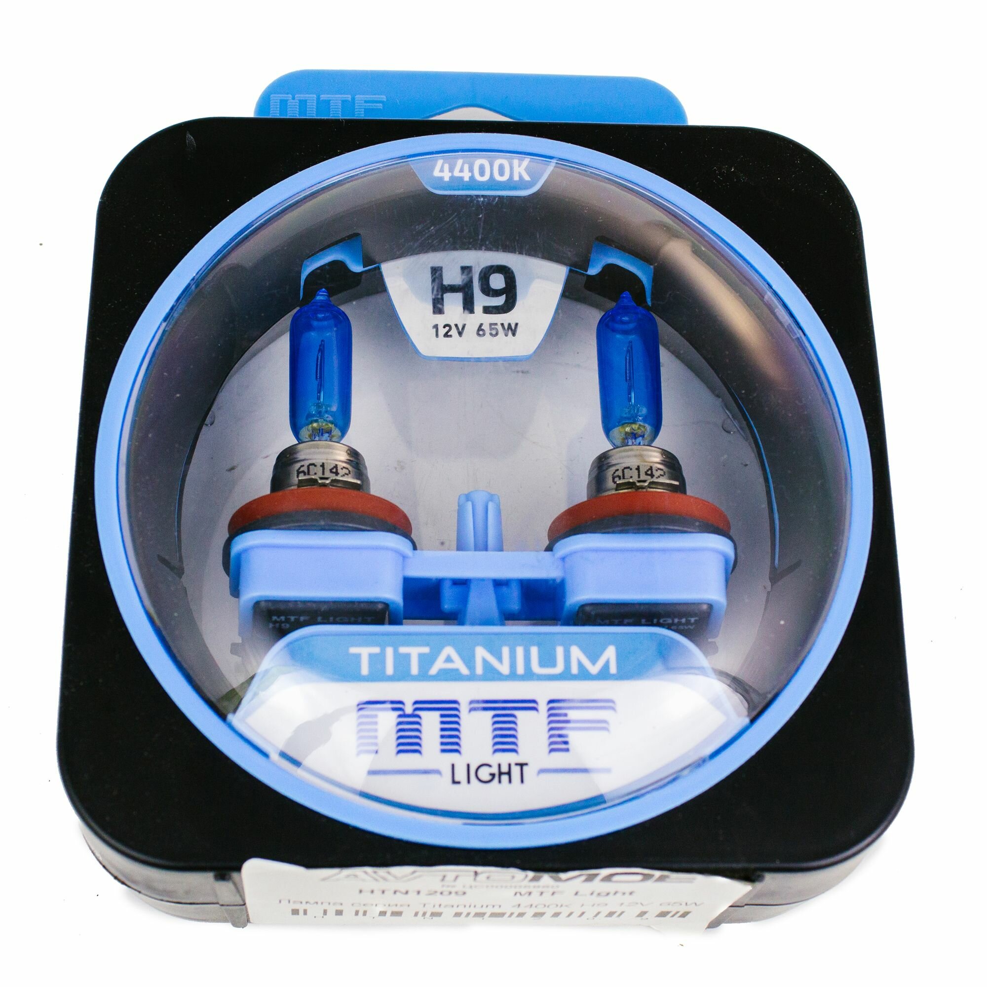 Набор ламп H9 65W 12V 4400K Titanium MTF (2шт)