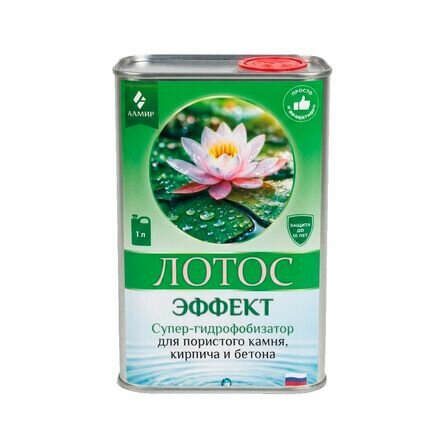 Лотос эффект Супер-гидрофобизатор для пористого камня, 1 л