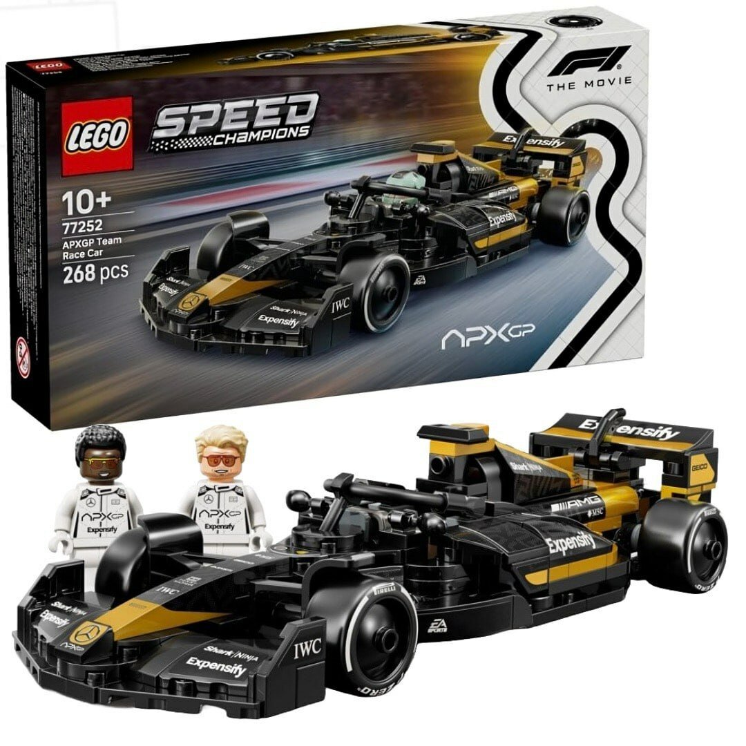 Конструктор LEGO Speed Champions APXGP Team Race Car 77252, 268 деталей, от 10 лет