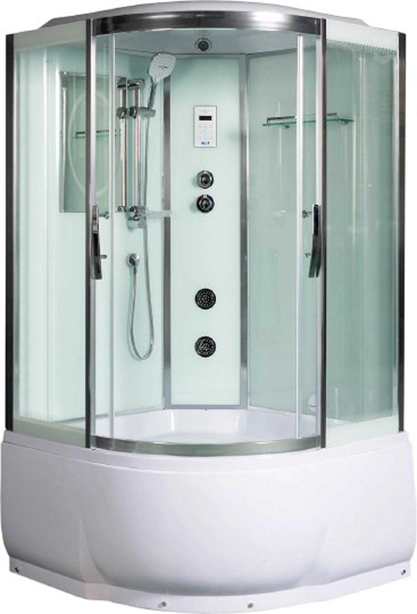 Душевая кабина WeltWasser WW500 Emmer 11055 110x110 см, 10000003288, профиль хром, стекло прозрачное