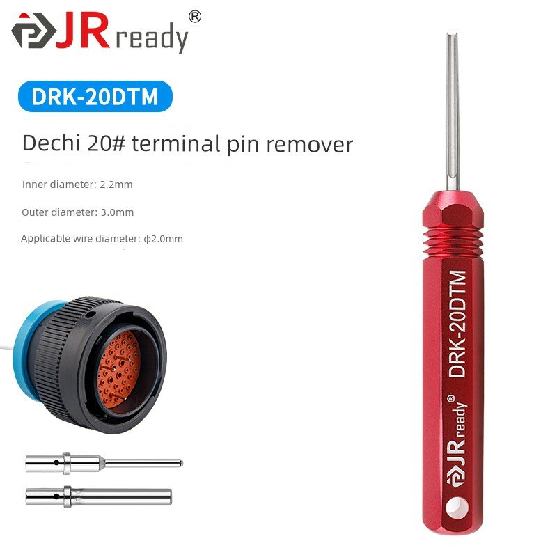Инструмент для удаления клемм DEUTSCH DRK-20DTM для 20# клемм, точный инструмент для штифтов
