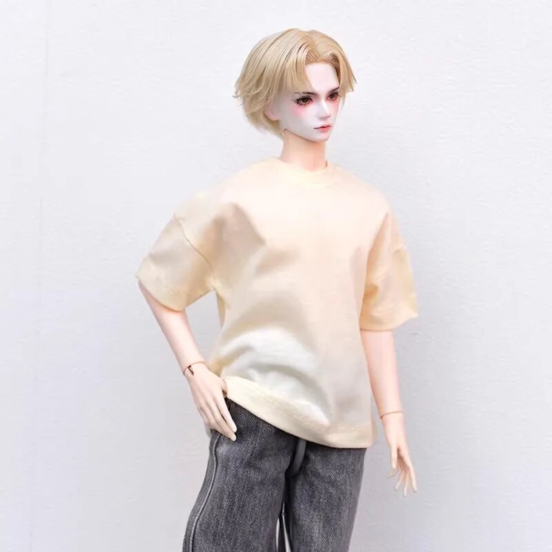 Футболка Taholicy для кукол 1/3, 1/4, 1/6 Бежевый, vanilla color, 6-point