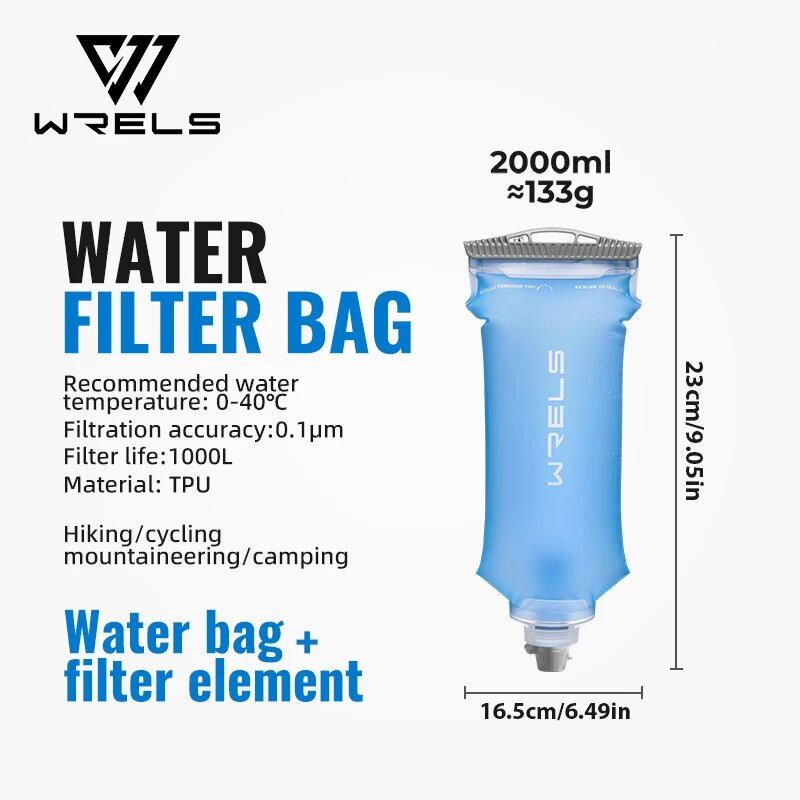 Фильтрующий мешок WRELS 3L Синий, blue-2L-filter