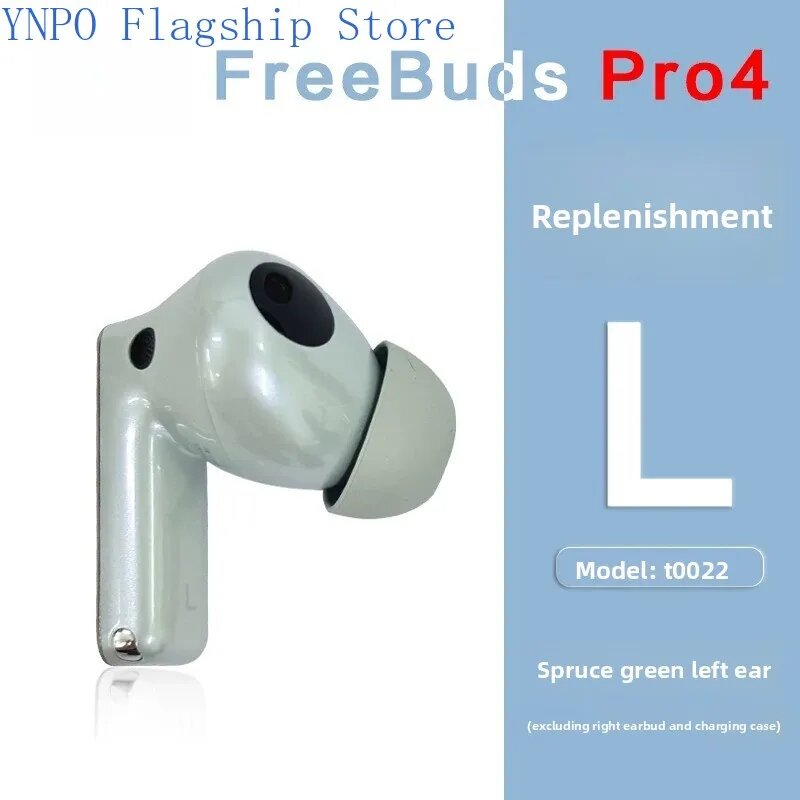 Наушники TWS YNPO для Huawei FreeBuds Pro 4 Green left ear