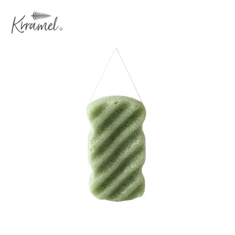 KRRAMEL очищающий артефакт для лица, мягкая губка, губка для очищения лица konjac, специальная натуральная губка для