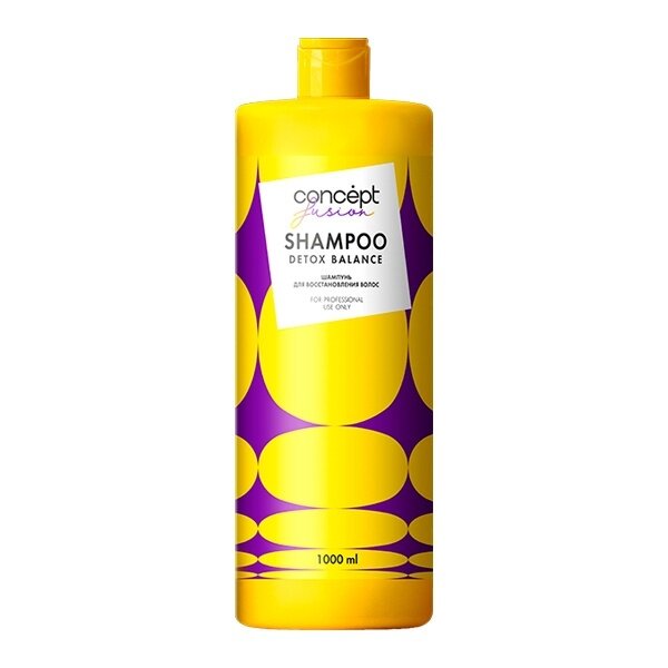 Шампунь Concept "Fusion", Detox Balance, для восстановления волос, 1000 мл