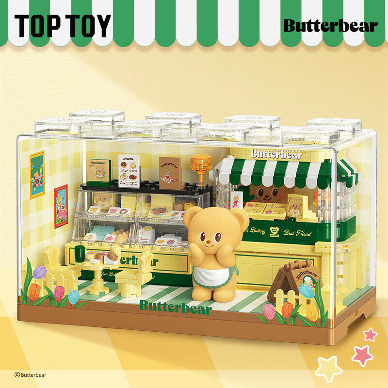 TOP TOY Сериальная игрушка-конструктор «Мороженое-шоп» с медвежонком Баттер для девочек детей на день рождения