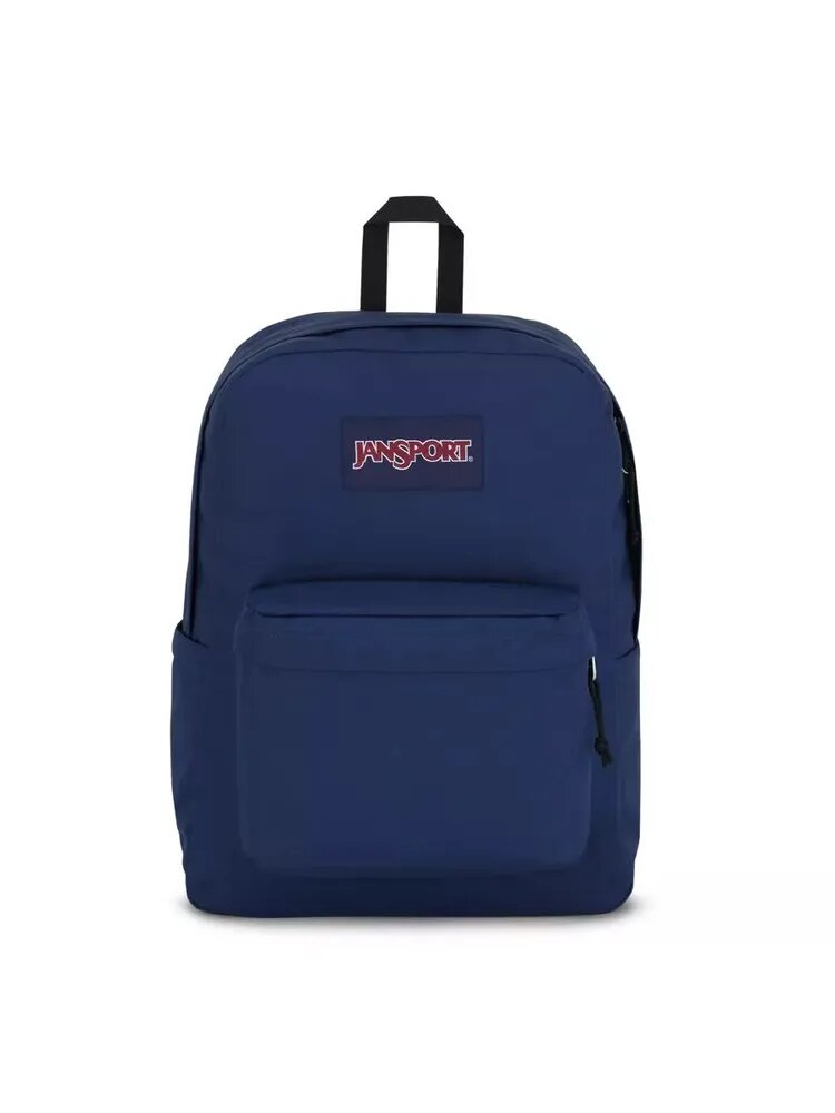 JanSport Рюкзак SuperBreak, темно-синий, политекс, 42x21x33 см, средний — фото 1
