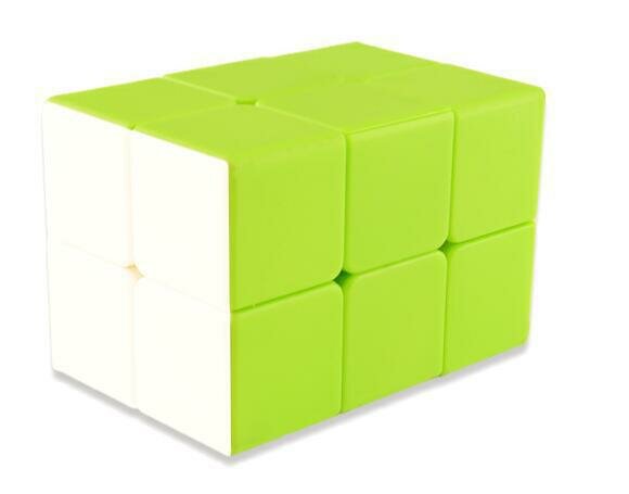 Новая гусеница головоломка 3x3 белый, зеленый, желтый, яркие цвета, 3x3x3