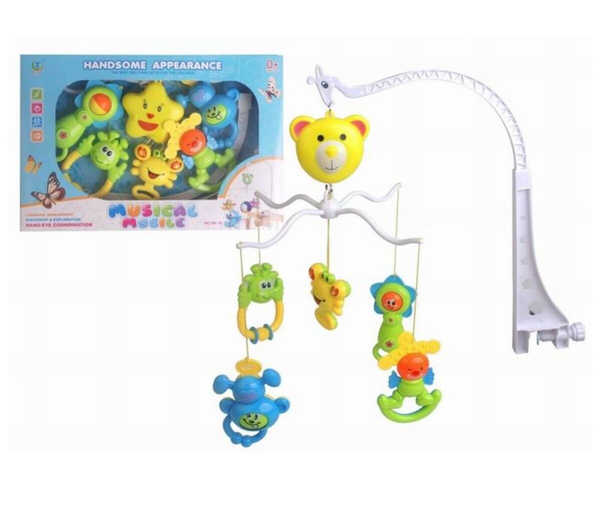 Карусель музыкальная BABYSLEEP "Малыш", музыкальная, в коробке, 40 см x 5 см x 26 см