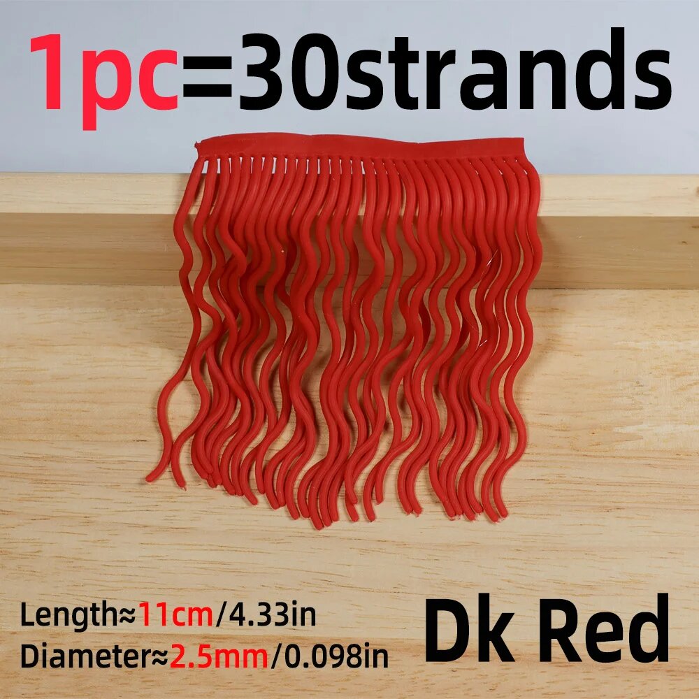 Wifreo Мушки из силикона для ловли форели и окуня Dk Red