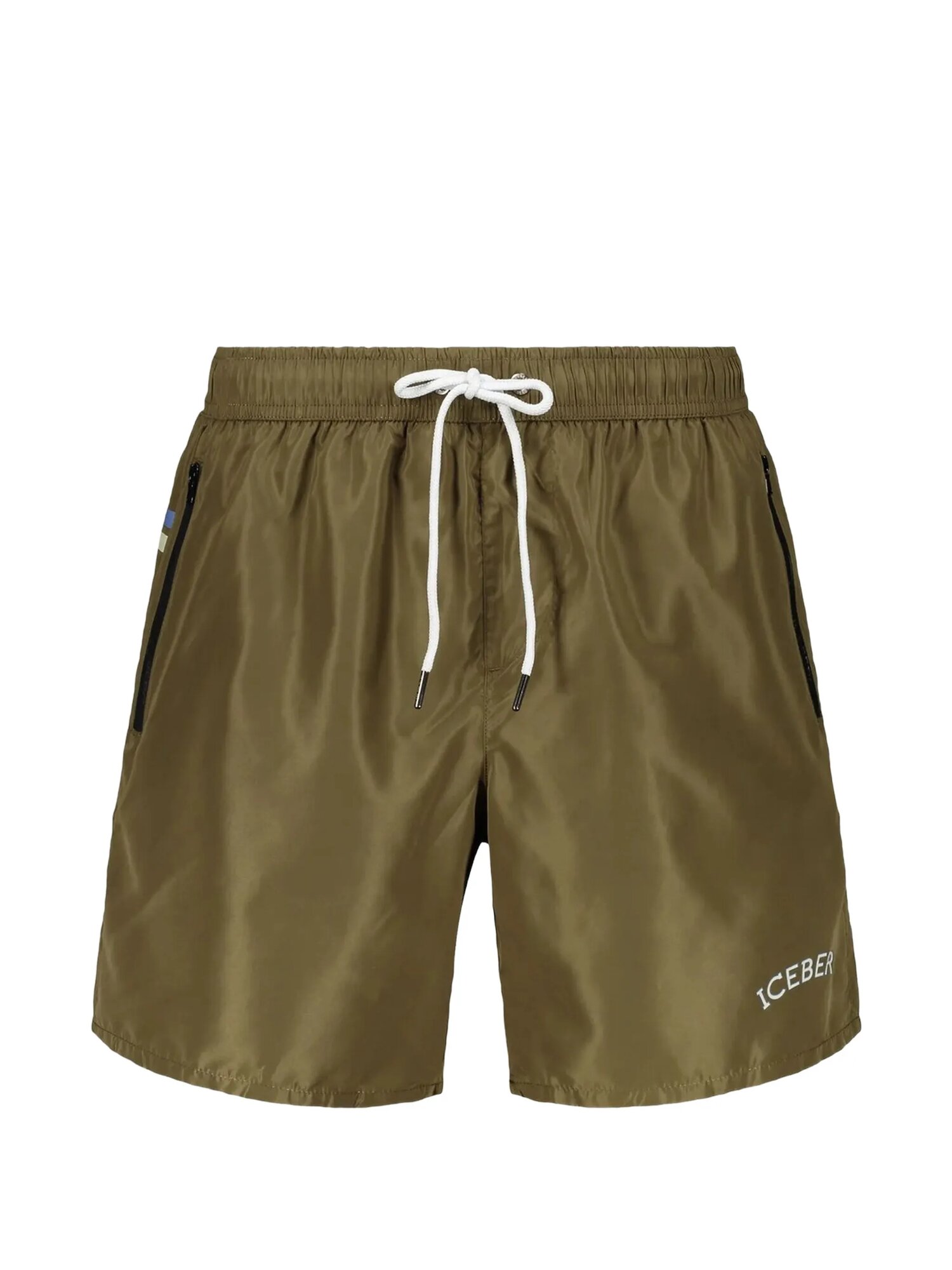 Шорты для плавания Military logo-print stripe-detail swim shorts
