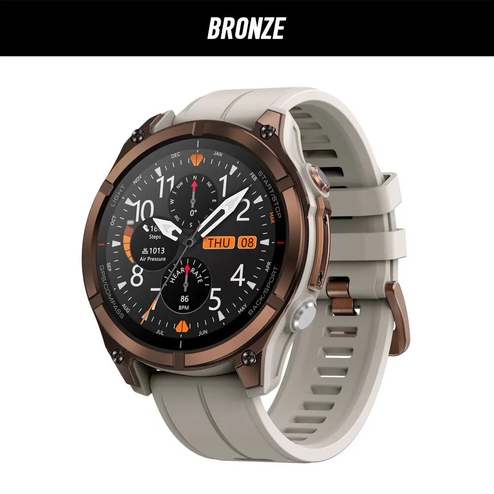 Zeblaze Stratos 4 PRO Bronze, коричневый