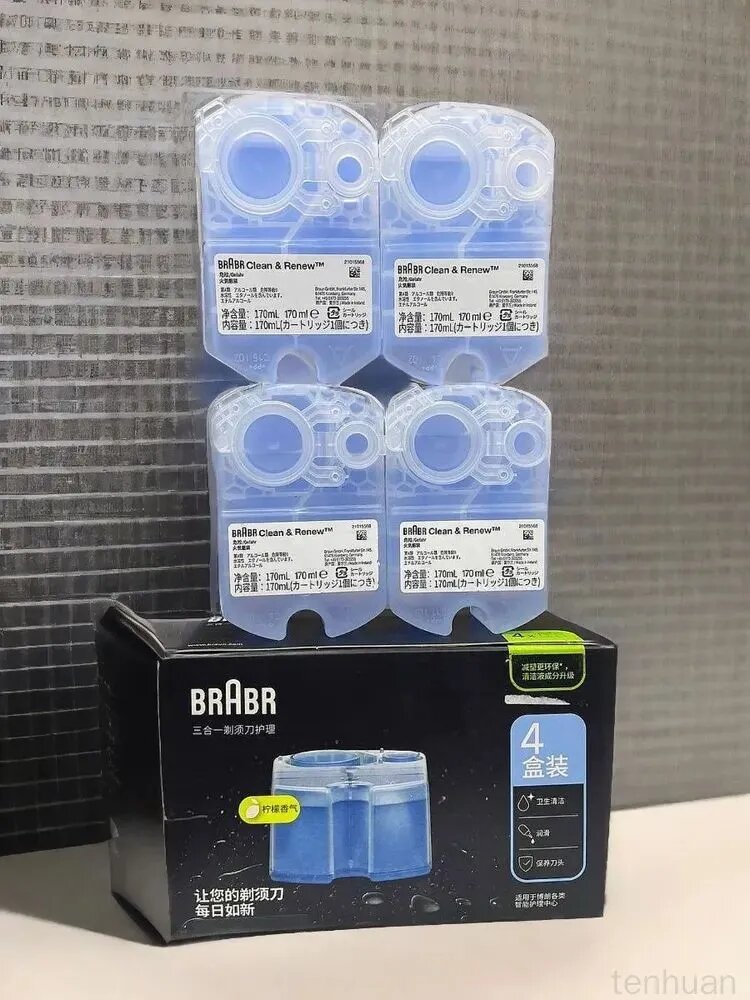Картридж Braun CCR4 для чистки электробритв с системой Clean & Renew, 4 шт