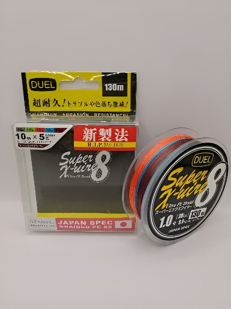 Шнур плетеный DUEL Super X-Wire 8 Ultra, 130 м, 8 жил, 0.17 мм