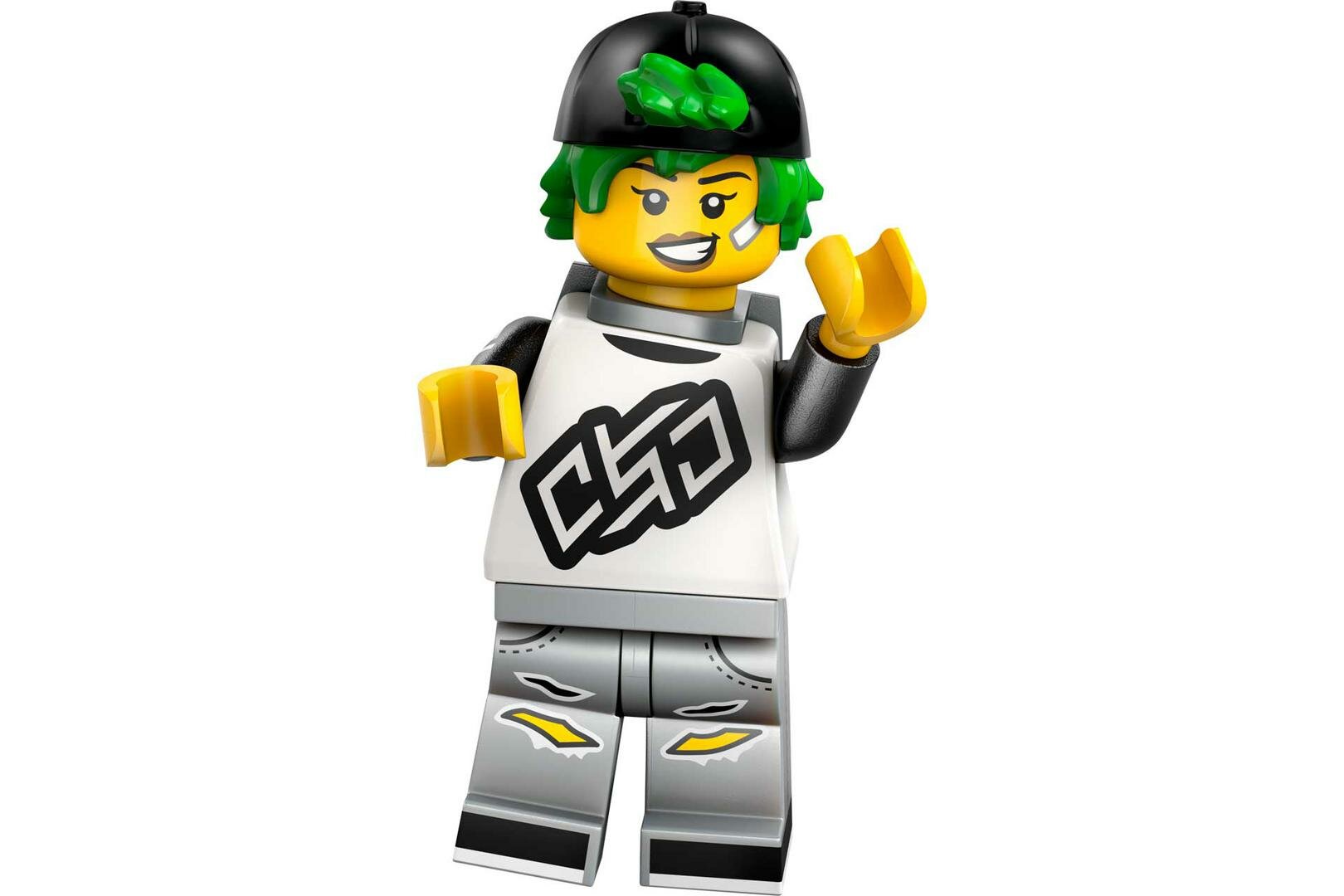 Конструктор LEGO Minifigures 71048-7 Скейтер Серия 27, 7 деталей, от 5 лет, 2025 год