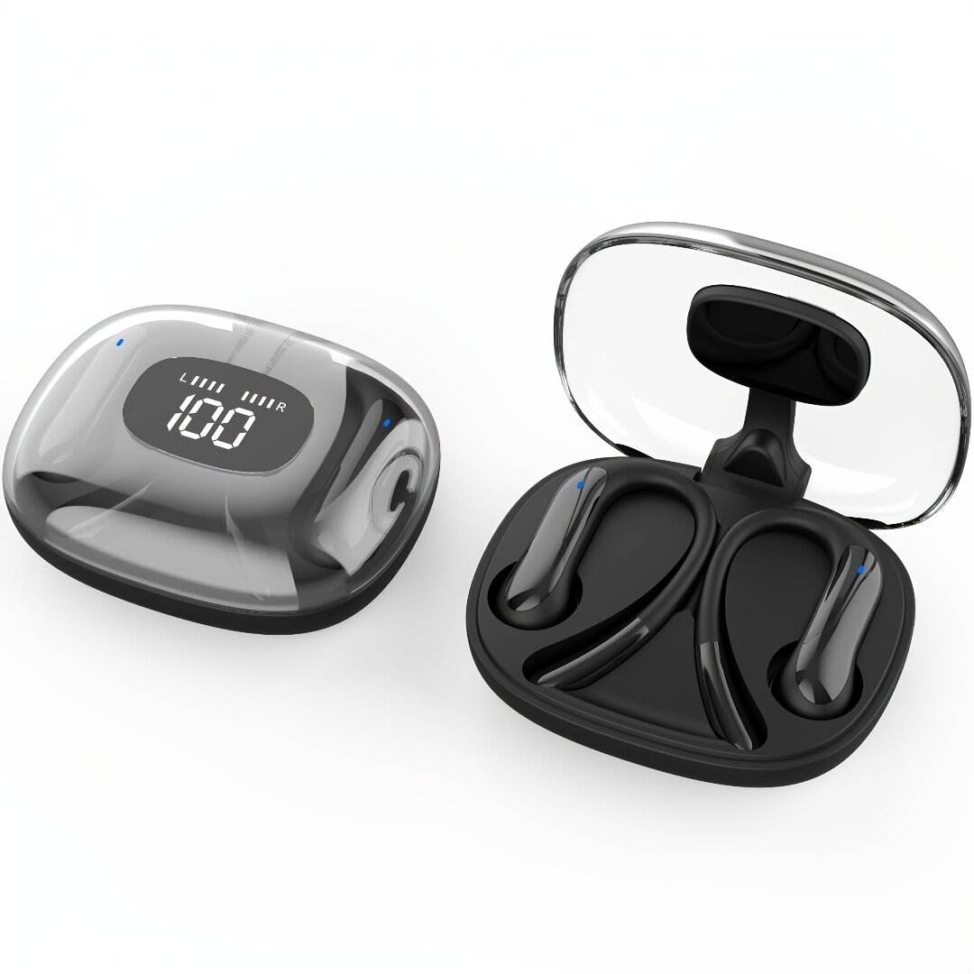 TWS Bluetooth-наушники с активным шумоподавлением, 14 мм, 30 часов работы, 4,8 г, черные
