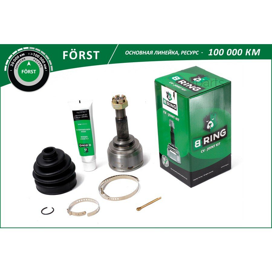BRING BOC5912 Шрус NISSAN Tiida (07-) (наруж.) [25/23] (BOC5912) B-RING FORST