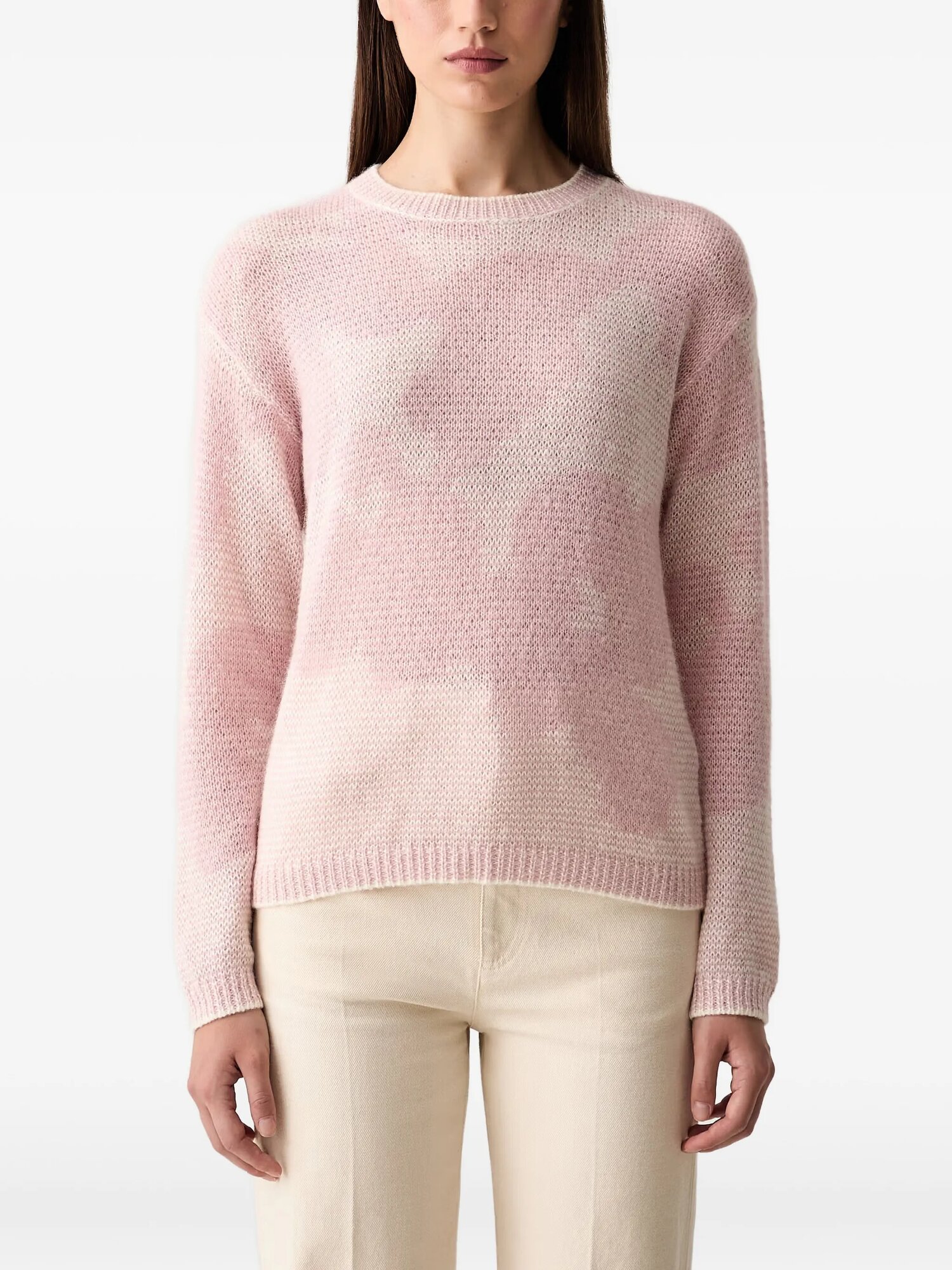 Свитер Abstract-pattern round-neck sweater