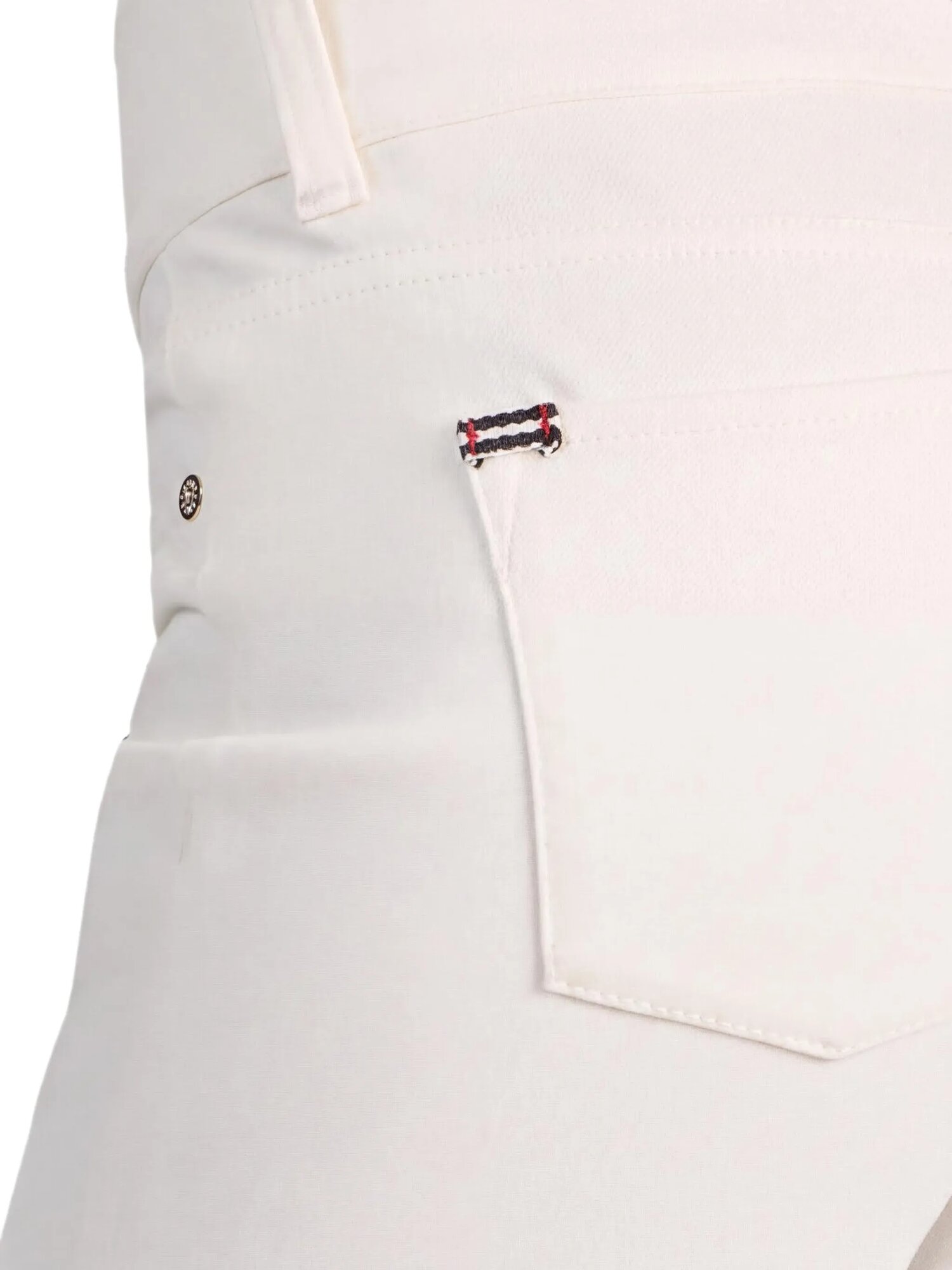 Джинсы Alice+Olivia Kai flared jeans, размер 34, бежевый/белый — фото 1