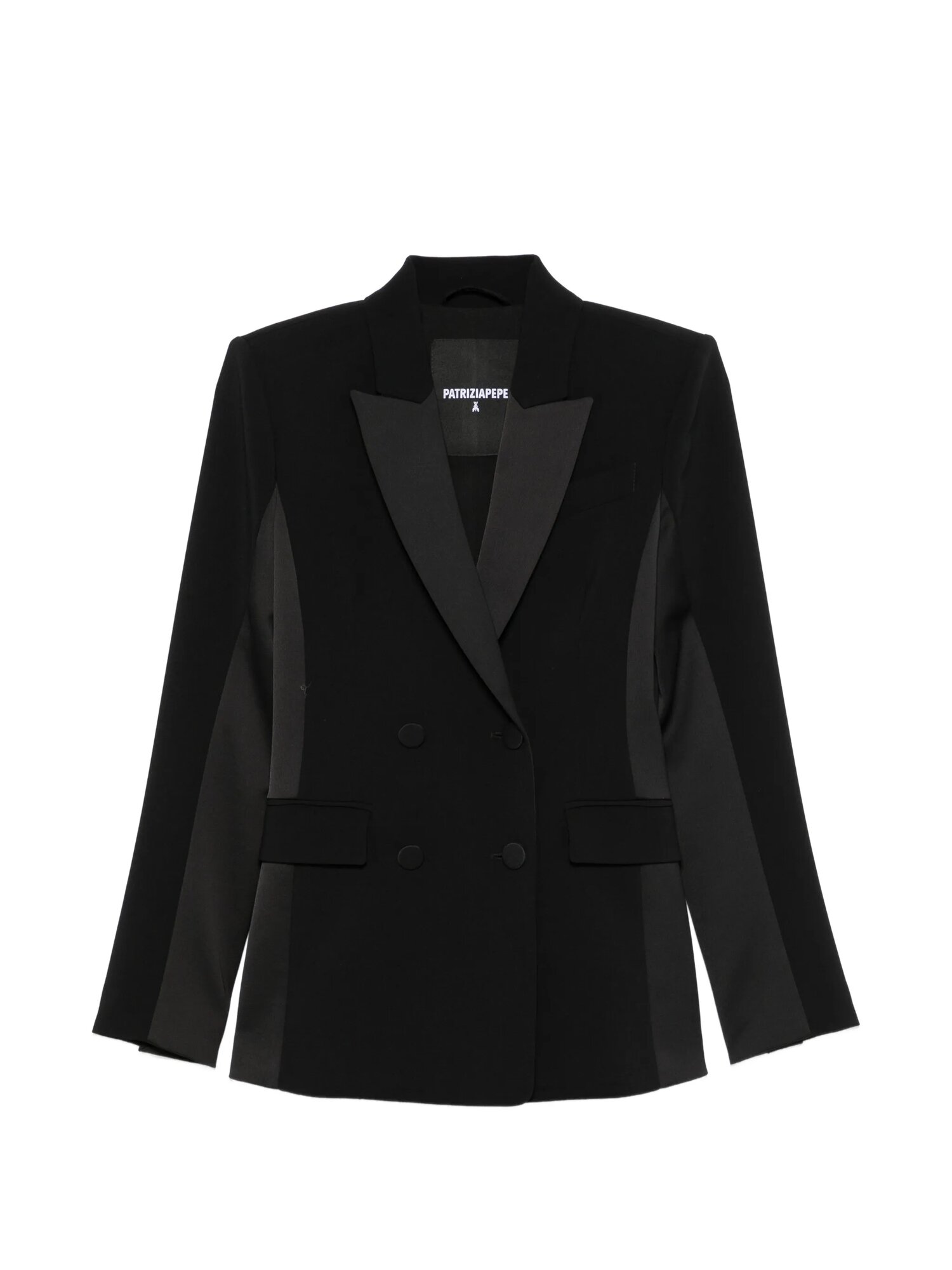 Пиджак Double-breasted crepe blazer