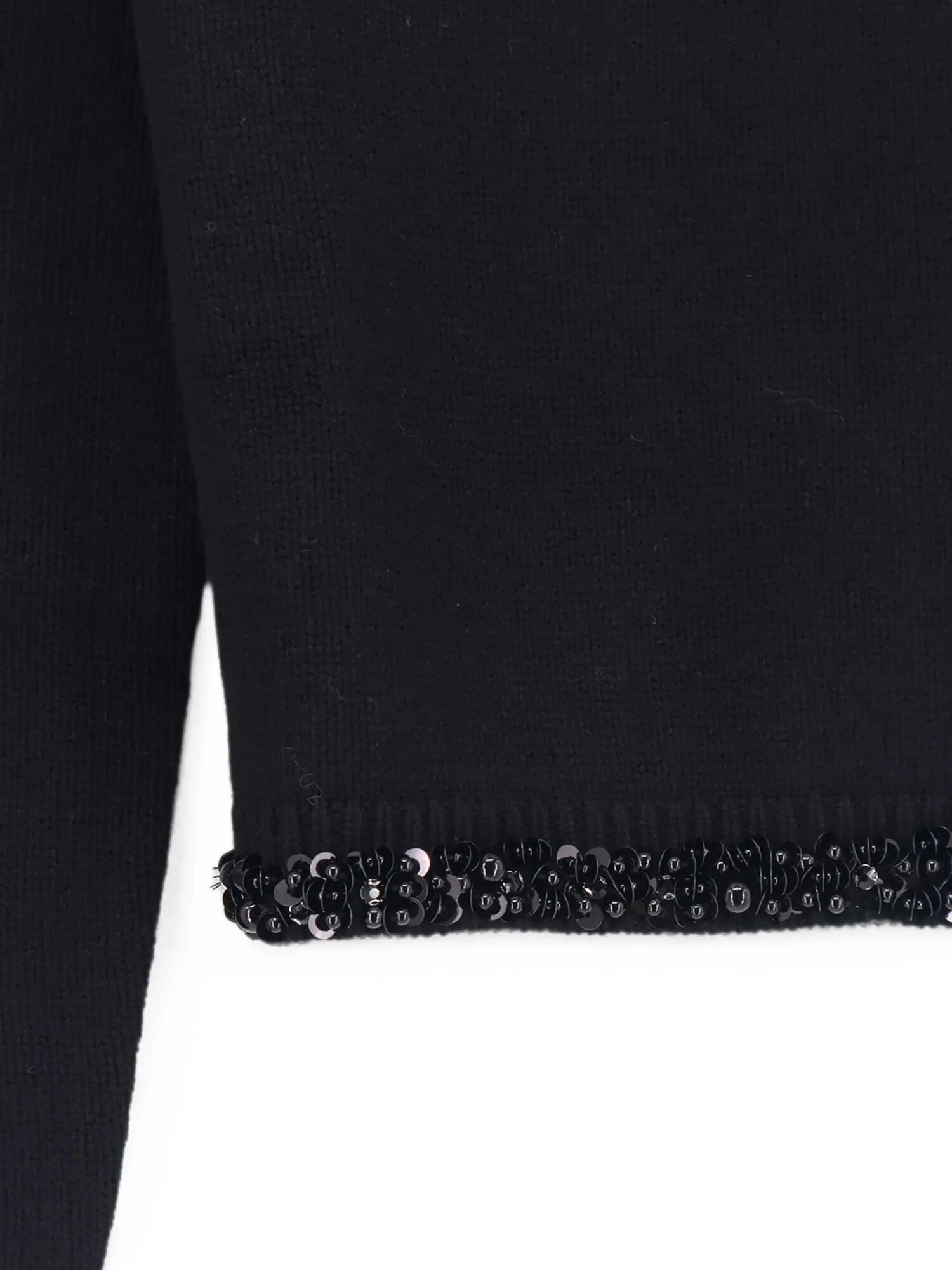 Свитер SEMICOUTURE Celia sequin-embellished V-neck sweater, размер 34 — фото 1
