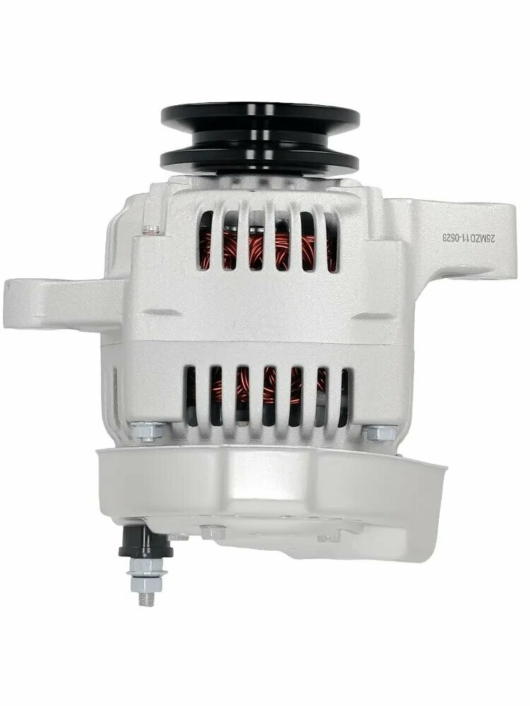 Генератор 30А 12В 16231-64010 для дизельных двигателей Corniver CS40P, CT40P, Kubota, алюминий, шкив V1, враще
