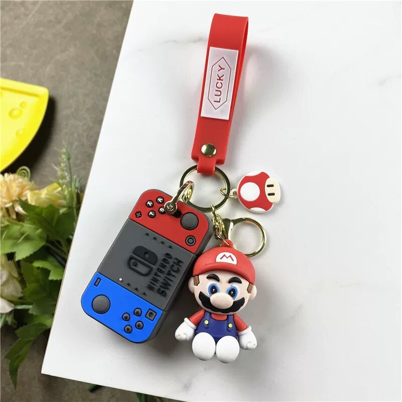 Винтажный брелок Hyundai и Kia с красным пendants Mario, идеален для ключей автомобиля