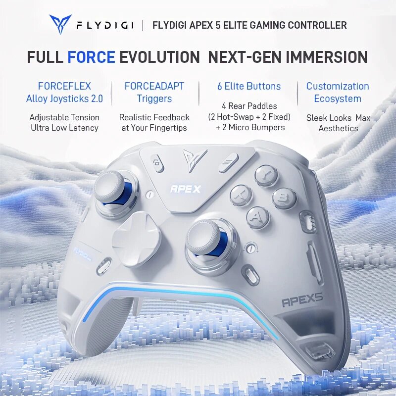 FLYDIGI APEX 5 Force Feedback Controller Черный, Co-branded 3 — фото 1