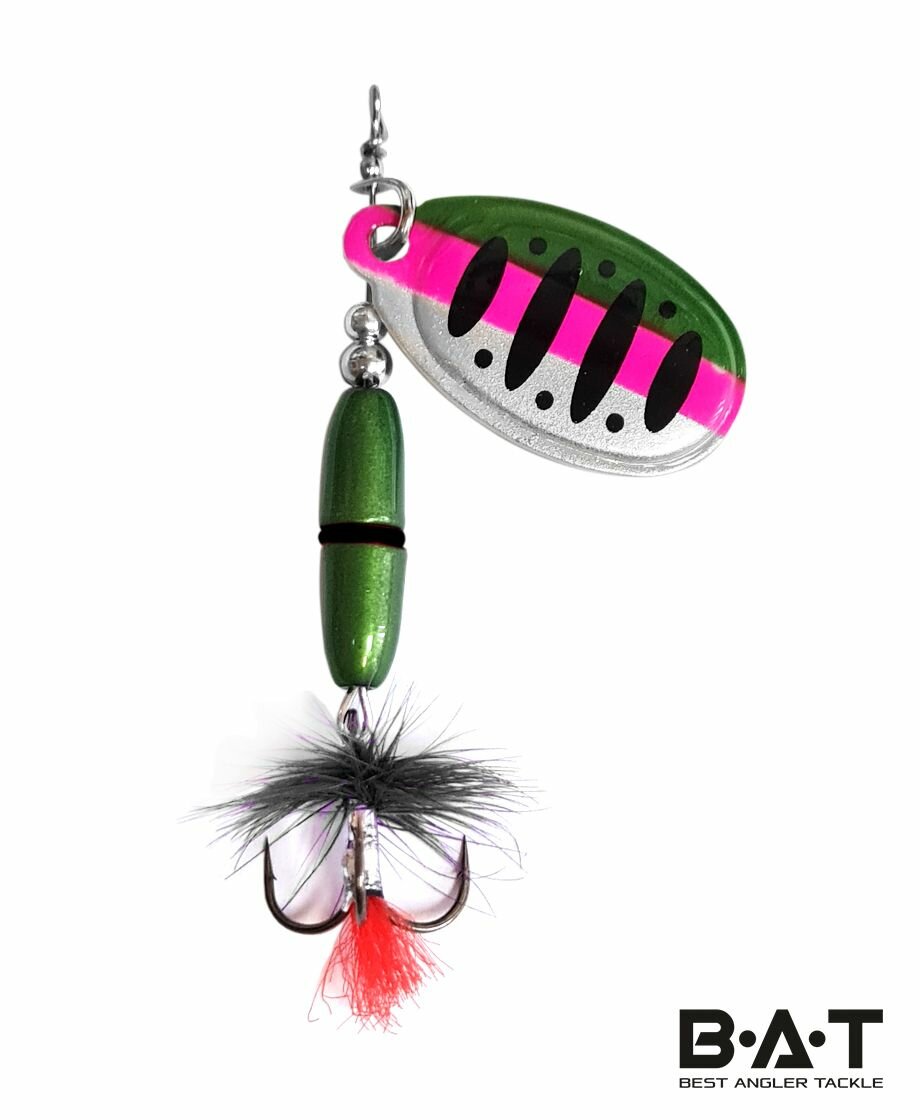 Блесна вращающаяся BAT Good Hope SLUG Size:2 (11.2 гр.) #115 вольфрам