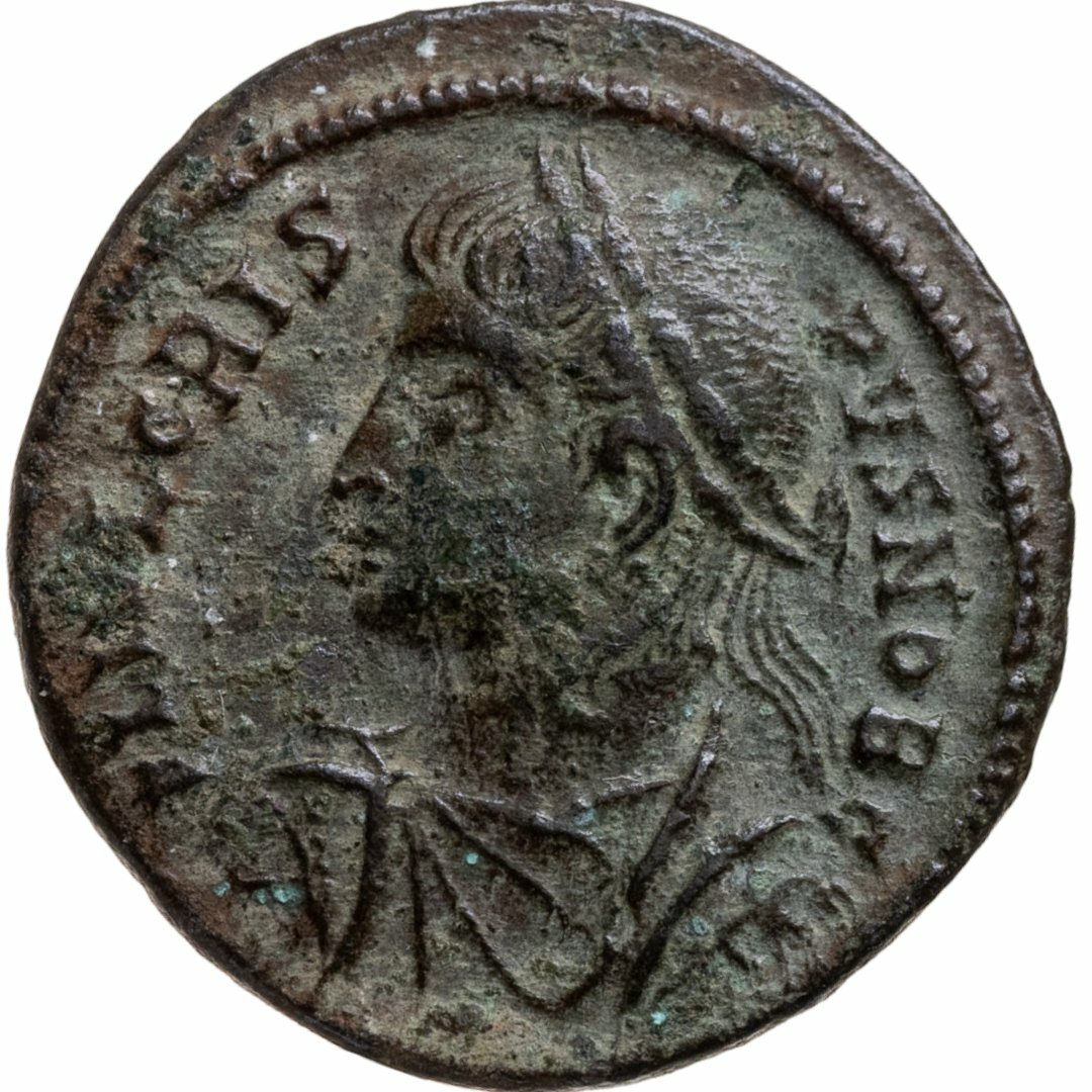 Римская империя, Крисп, 317-326 годы, Нуммий , Медь, в сохранности VF-XF