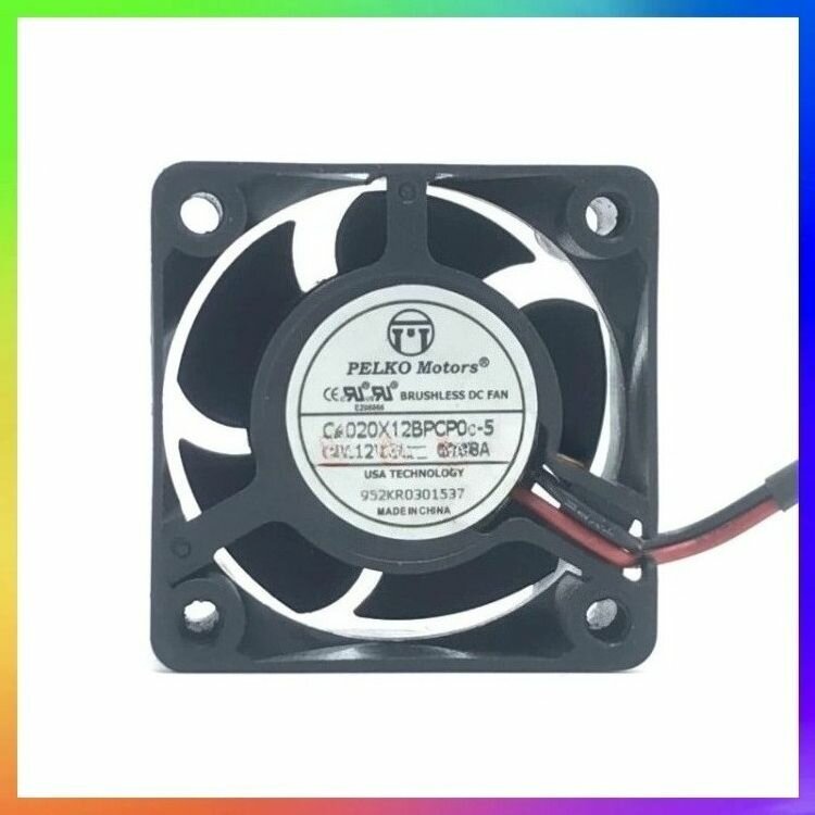 PELKO Motors C4020X12BPCP0c-5 DC12V 0.168A 4020 4 см 2 провода вентиляторы -